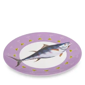 LULU POWERS Coupe Dinner Plate - Lilac