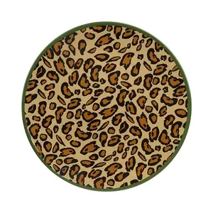 LULU POWERS Appetizer Plate - Cheetah