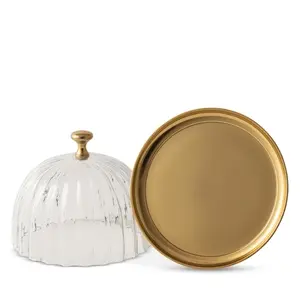 LULU POWERS Fluted Coupe Cake Stand
