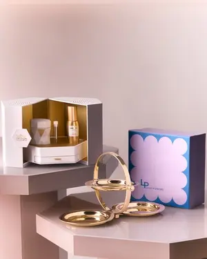 LULU POWERS Folding Three-plate Server