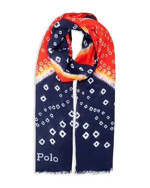 Polo Ralph Lauren Bright Shibori Scarf - Bright Multi