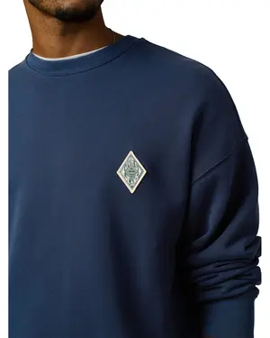 Joe's Jeans Embroidered Chest Patch Sweatshirt
