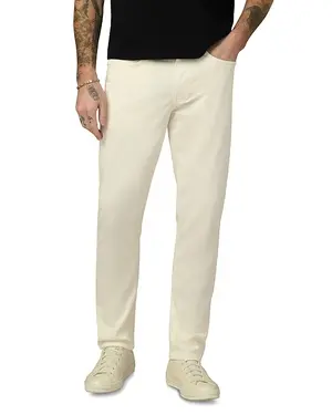 Joe's Jeans Brixton Luxe Twill Slim Straight Fit Pants - Coconut Milk