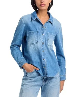 L'Agence Isla Denim Shirt