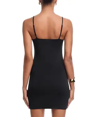 L'Agence Slip Dress - Black