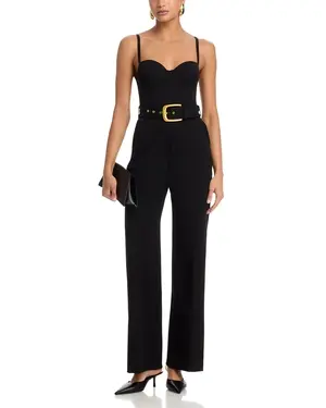 L'Agence Jessa Bustier Tailored Jumpsuit