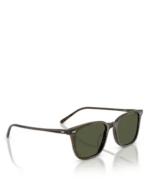 Oliver Spencer Laedin Square Sunglasses - Black
