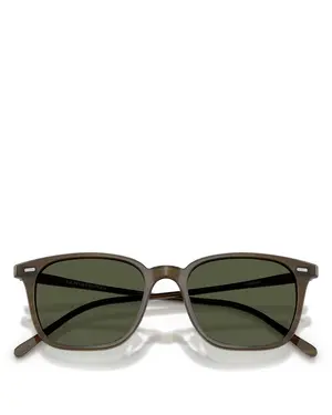 Oliver Spencer Laedin Square Sunglasses - Black