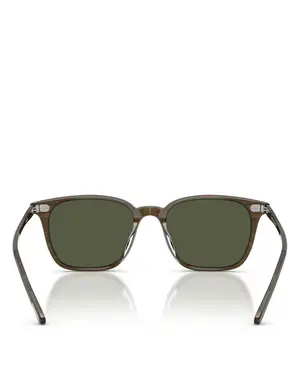 Oliver Spencer Laedin Square Sunglasses - Black