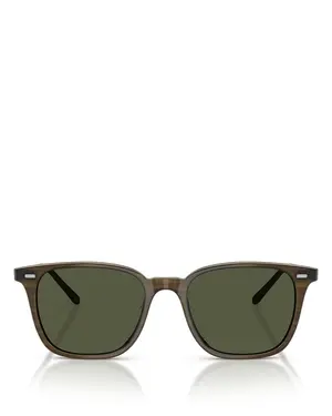 Oliver Spencer Laedin Square Sunglasses - Black
