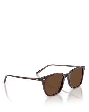 Oliver Spencer Laedin Square Sunglasses - Tortoise