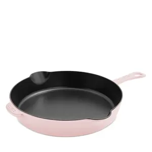 STAUB 11 Enameled Cast Iron Skillet - Pink