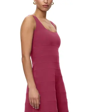 Herve Leger Zinnia Bandage Dress - Camellia