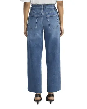 FRAME Le Pixie Slim Palazzo High-rise Jeans - Canals Raw