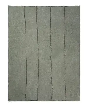 LORENA CANALS Stonewashed Canvas Washable Stonewashed Rug Duck 5'4x6'8 Area Rug - Green