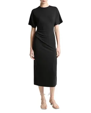 Black Casual Midi Dresses