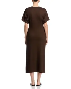 Vince Ruched Midi Dress - Willow