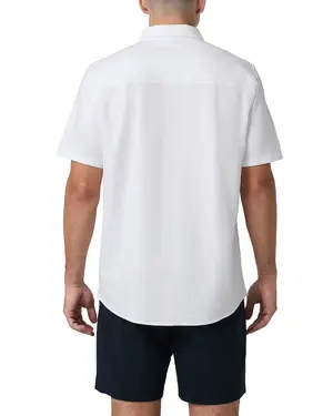 Vuori Knit Oxford Pocket Shirt - White