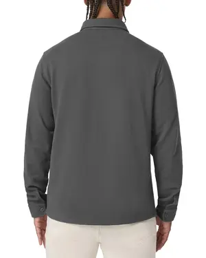 Vuori Waffle Shirt Jacket - Dark Pewter