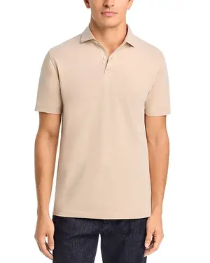 Peter Millar Crown Crafted Albatross Cotton-blend Pique Polo - Summer Dune