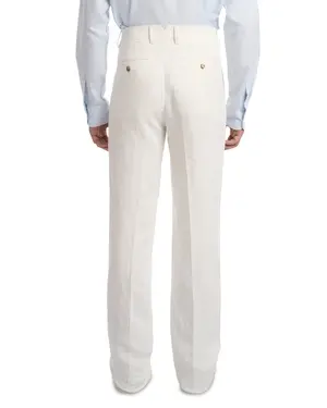 AMI Paris Straight Trousers - Blanc Creme