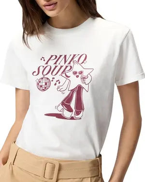 Pinko Trapani High Trim Tee