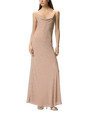 Pinko Farro Georgette Slip Dress - Q