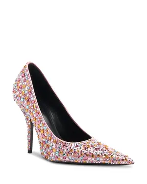 Balenciaga Embellished Pointed Pumps