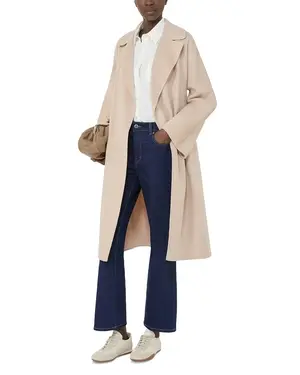 Max Mara Civada Midi Robe Coat - Sand