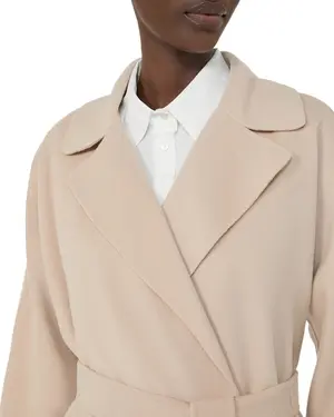 Max Mara Civada Midi Robe Coat - Sand