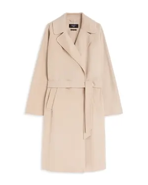 Max Mara Civada Midi Robe Coat - Sand