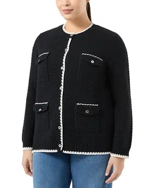 Marina Rinaldi Ribbed Cardigans For Women