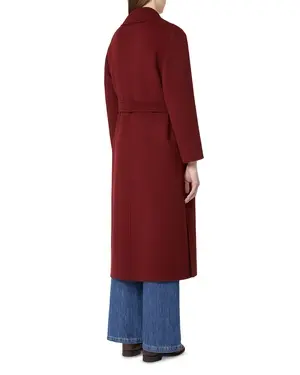 Max Mara Luna Wool Coat - Raspberry