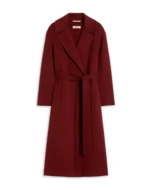 Max Mara Luna Wool Coat - Raspberry