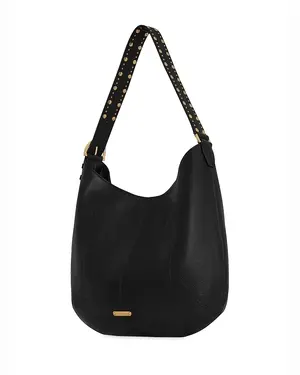 Rebecca Minkoff Naomie Leather Hobo Bag - Black