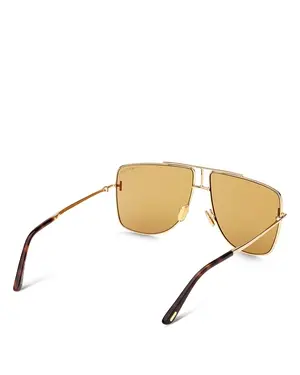 TOM FORD Navigator Sunglasses 59mm - Gold/brown