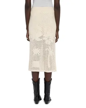 Zadig&Voltaire Soly Colin Midi Skirt - Ecru