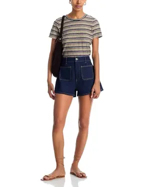 Veronica Beard Elijah Patch Pocket Shorts
