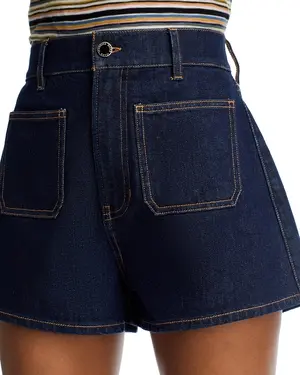 Veronica Beard Elijah Patch Pocket Shorts