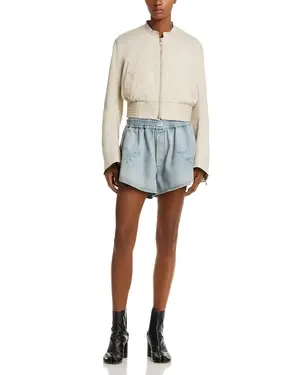 MAISON MARGIELA Distressed Denim Shorts - Light/blue