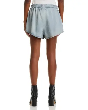 MAISON MARGIELA Distressed Denim Shorts - Light/blue