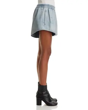 MAISON MARGIELA Distressed Denim Shorts - Light/blue