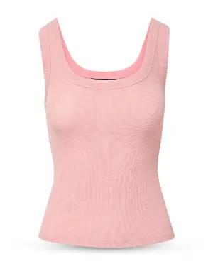 Veronica Beard Belvedere Tank Top - Petal