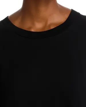 MAISON MARGIELA Cotton Asymmetrical Dress - Black