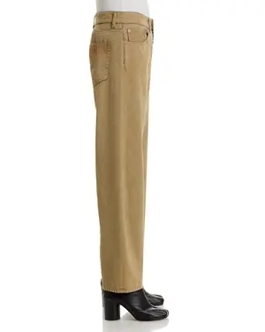 MAISON MARGIELA Coated Straight Leg Pants
