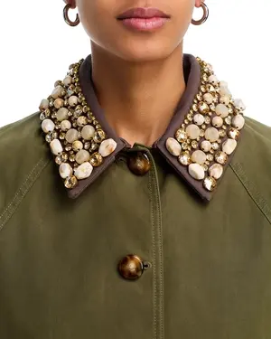 Veronica Beard Langham Dickey Coat - Army
