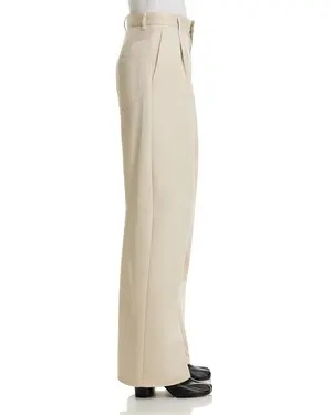 MAISON MARGIELA Cotton Twill Wide Leg Trousers
