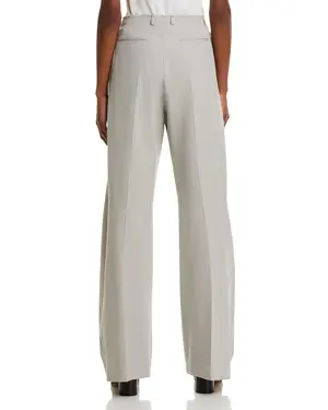 MAISON MARGIELA Pleated Straight Leg Pants