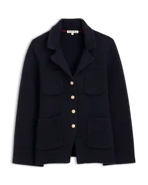 ALEX MILL London Sweater Jacket - Navy