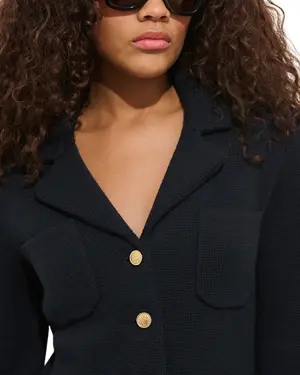ALEX MILL Sweater Jacket - Navy